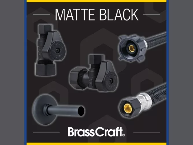 BrassCraft Matte Black Special Finish Water | phcppros